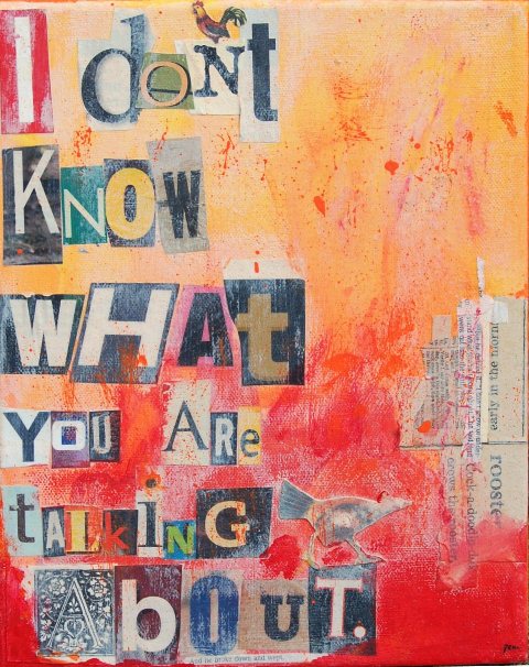 2011 lent collage 3: denial