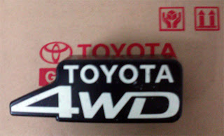 Super - OEM: [SOLD] JDM Emblem TOYOTA 4WD OEM AE92 Wagon