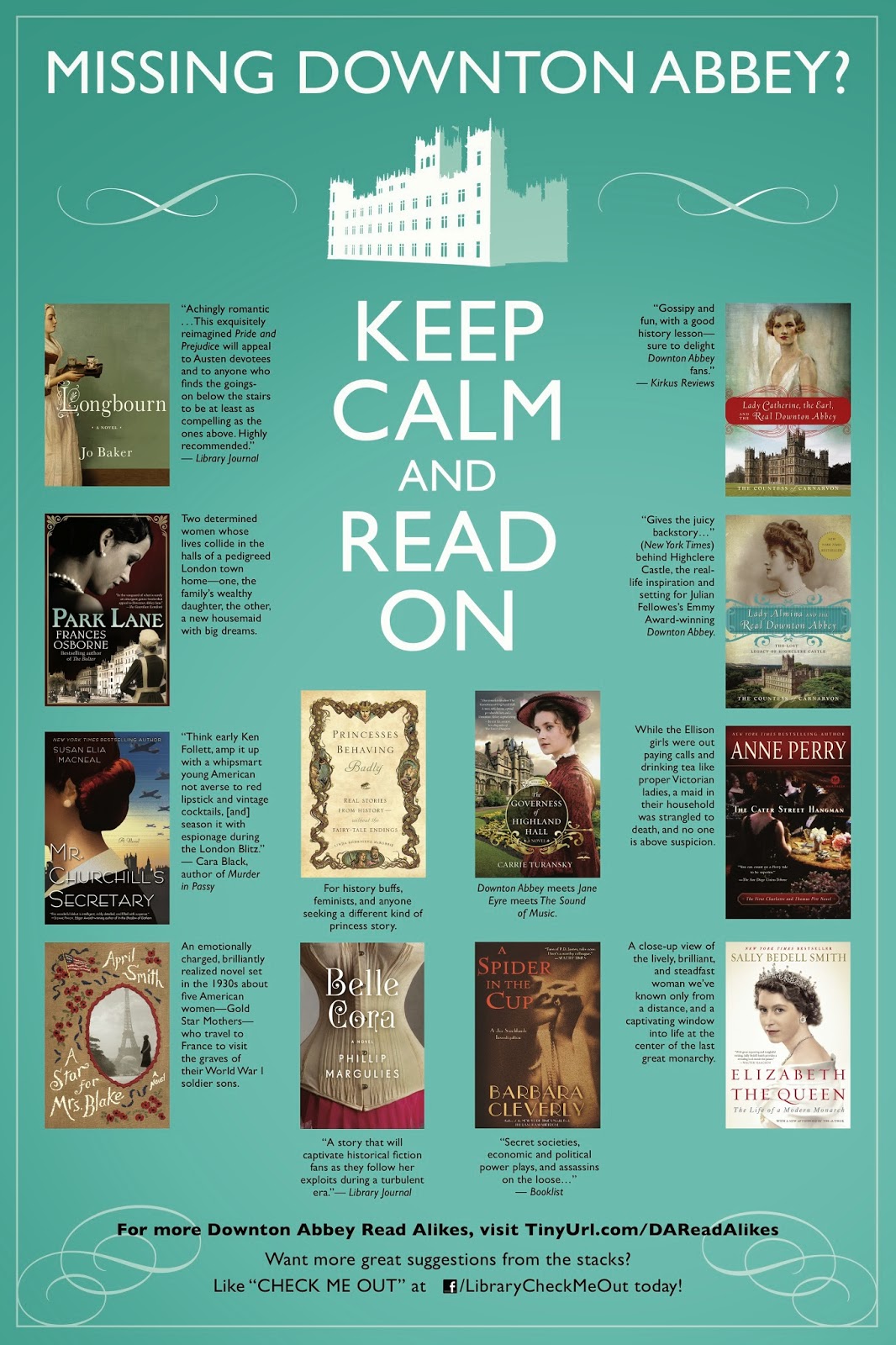 Keep Calm And Read Below