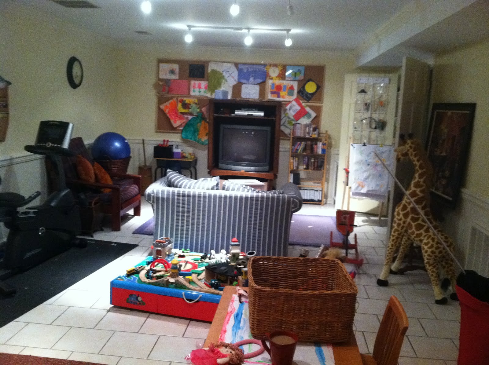 The Blue House Chronicles: 40th Birthday Basement Makeover