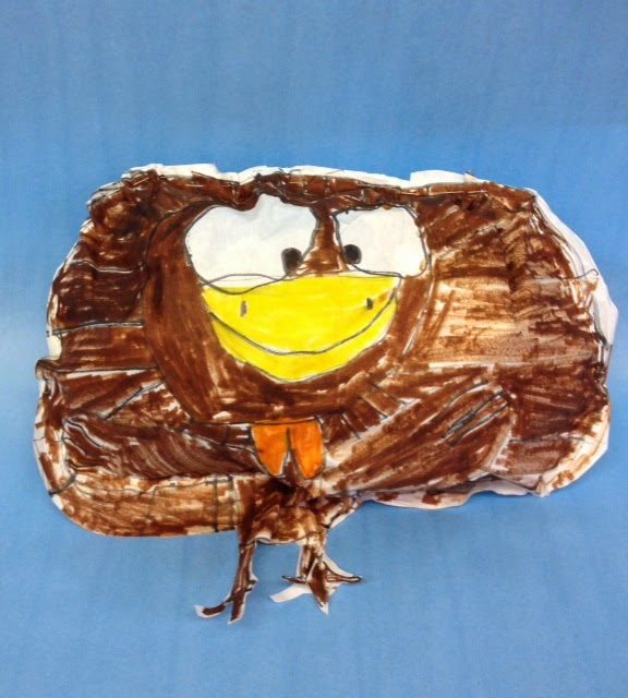 Ms. C's Artroom: 3D Stuffed Turkey Thanksgiving Art Lesson
