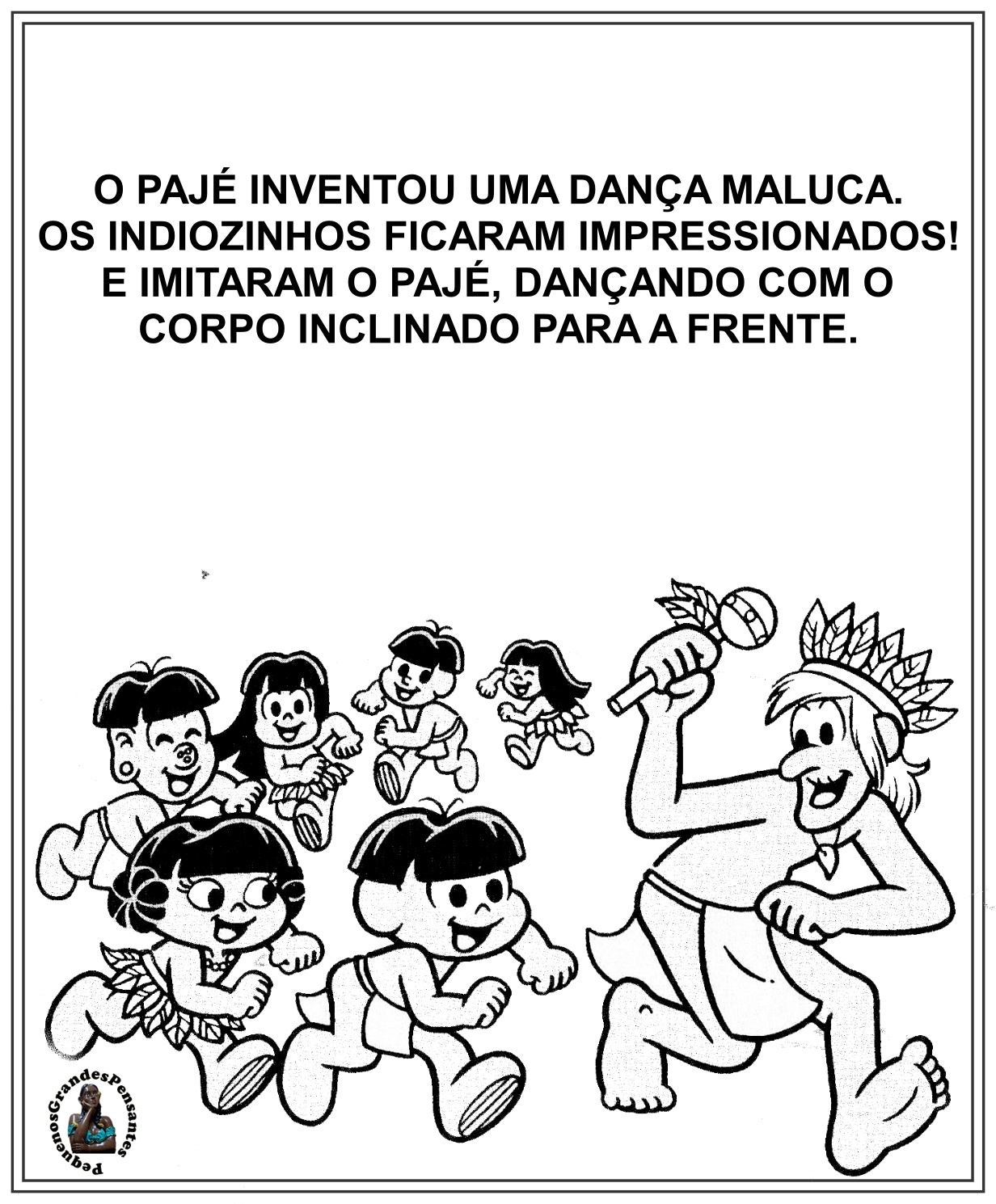 Atividades com a letra I - Turma da Mônica ~ Atividades para baixar