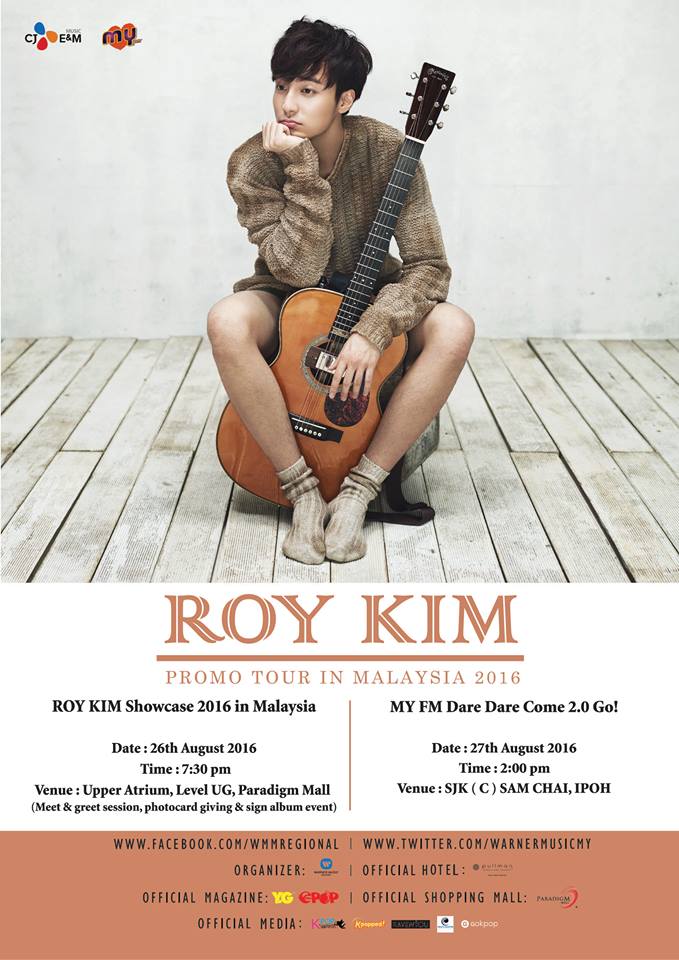 Meet Korean heartthrob singer Roy Kim in Malaysia! « Colene Hyori's K-Blog