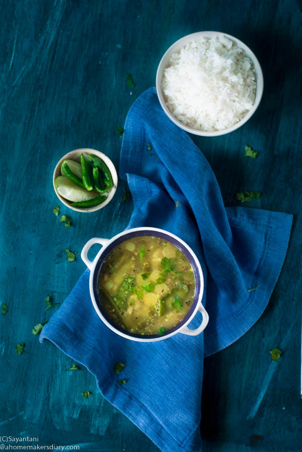 Shim Mulo die Matar Daal (Lentils with Broad beans and Radish) - A ...