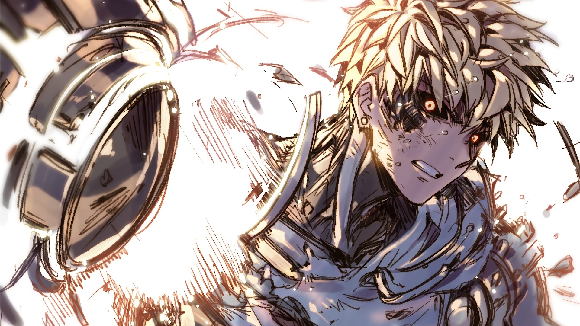Genos, One Punch Man, 4K, #12 Wallpaper PC Desktop