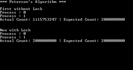 Program to implement Peterson’s Algorithm for Mutual Exclusion in C ...