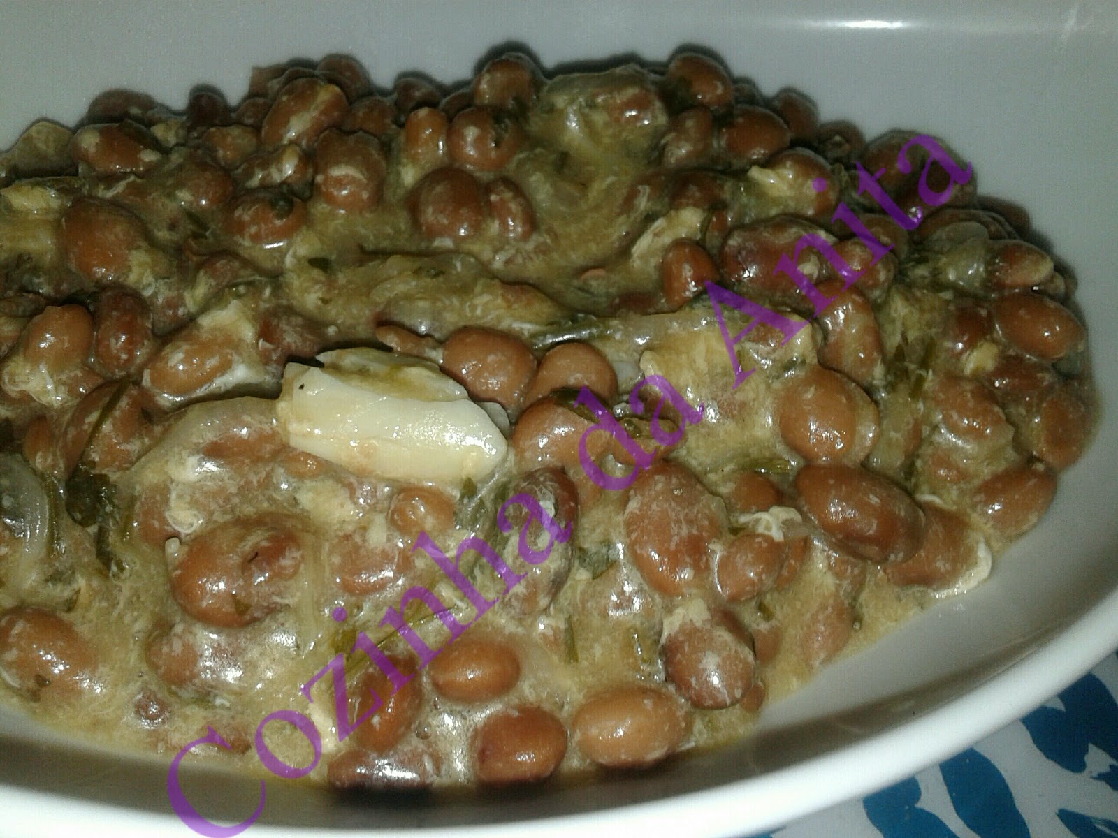 Feijões Rajados - Receitas Selesias