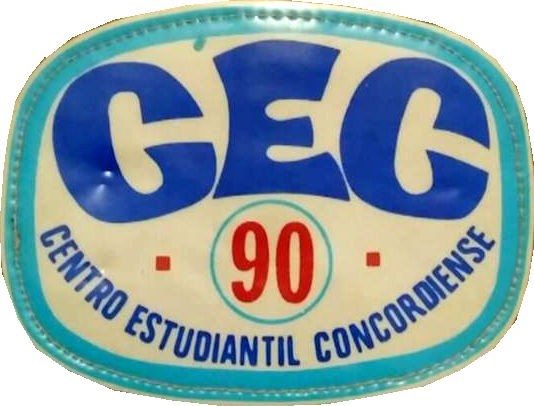 La secundaria en Concordia (1987-1993): 1990. Insignia CEC (Centro ...
