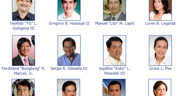 Top 3 Performing Philippine Senators from 2013-2015 revealed | The ...