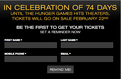 Welcome to District 12: UPDATED: HUNGER GAMES MOVIE TICKETS ON SALE ...