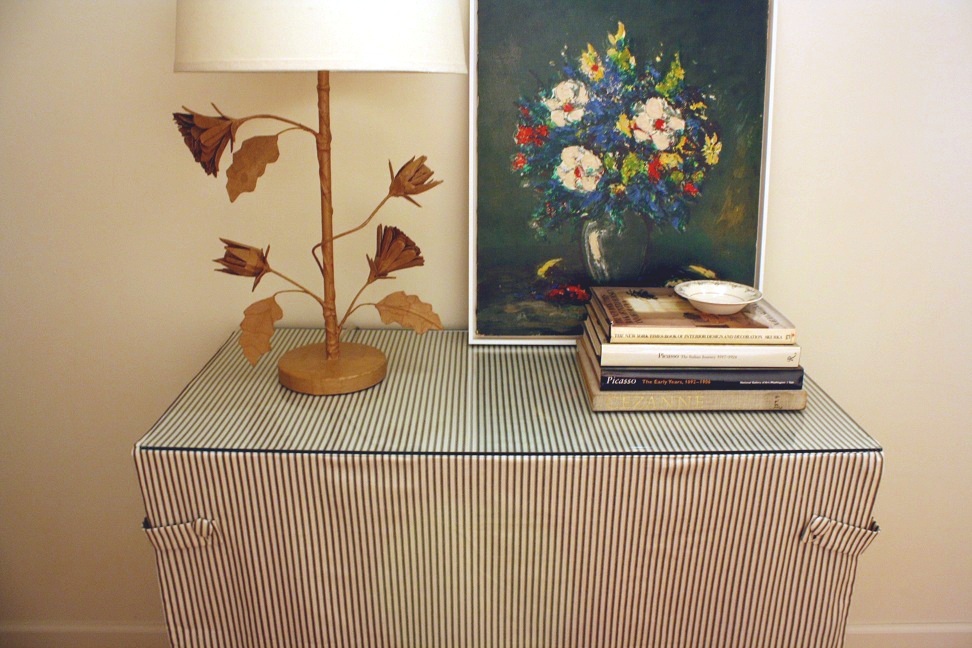 Meet Me in Philadelphia: Newly-Revamped Ticking Stripe Skirted Table