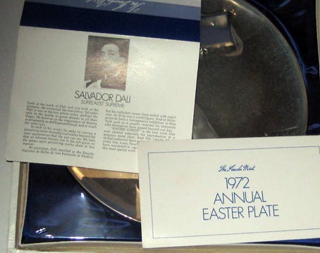 Salvador Dali Auction Results Watch: Lincoln Mint 1972 Annual Easter ...