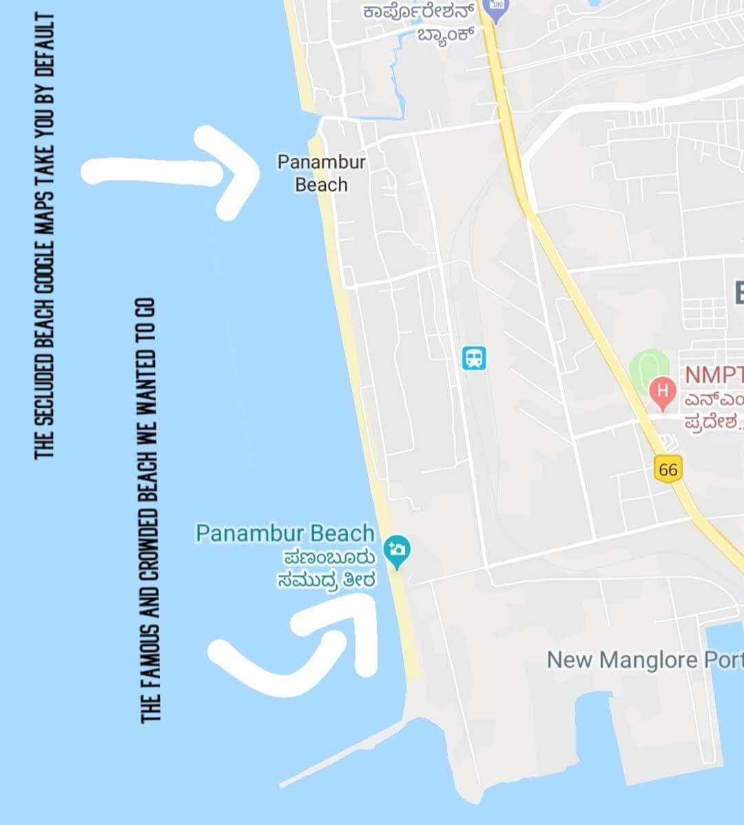 Coastal Karnataka trip Day 1 - Panambur beach, Mangalore