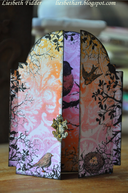 Liesbeth's Arts & Crafts: Triptych card 1