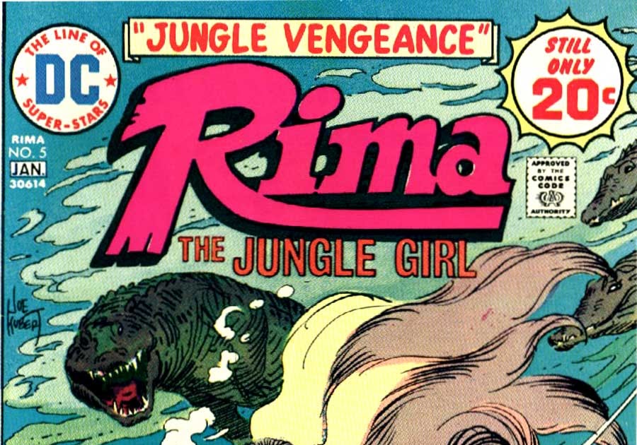 Rima #5 - Nestor Redondo, Alex Nino art, Joe Kubert cover - Pencil Ink
