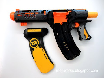 Mod Works: Nerf Dart Tag Quick 16 - Internals Guide!