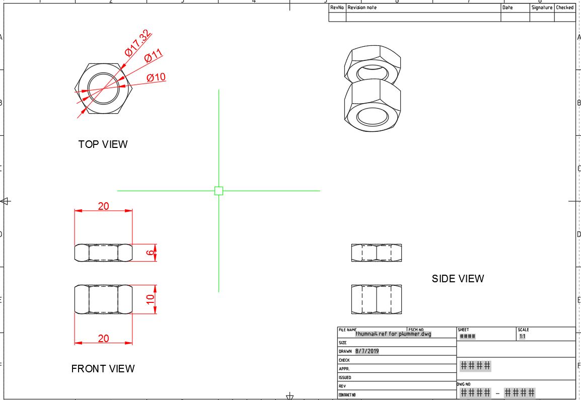 AUTOCAD NETWORK: Plummer Block