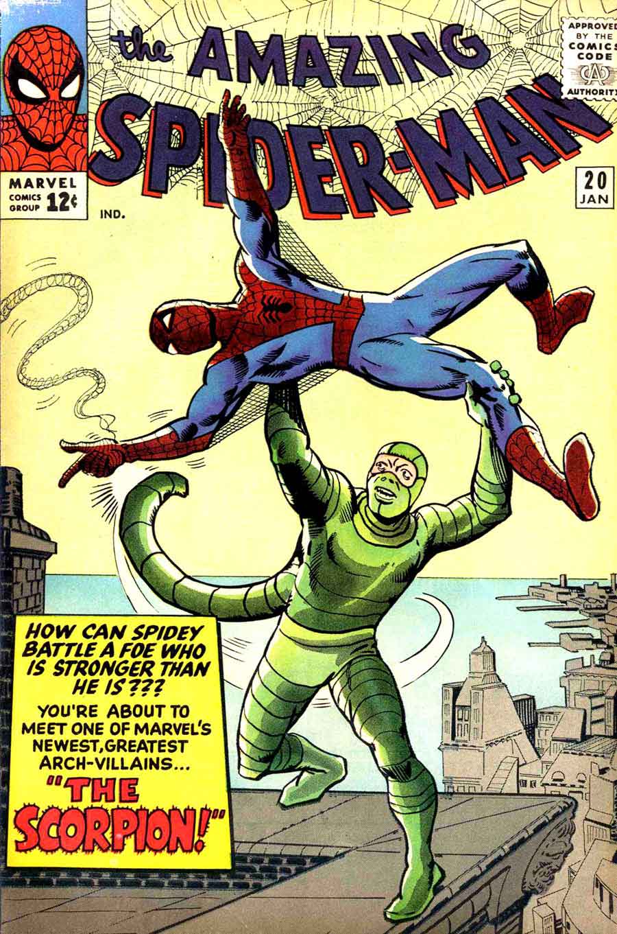 Amazing Spider-man #20 - Steve Ditko art & cover - Pencil Ink