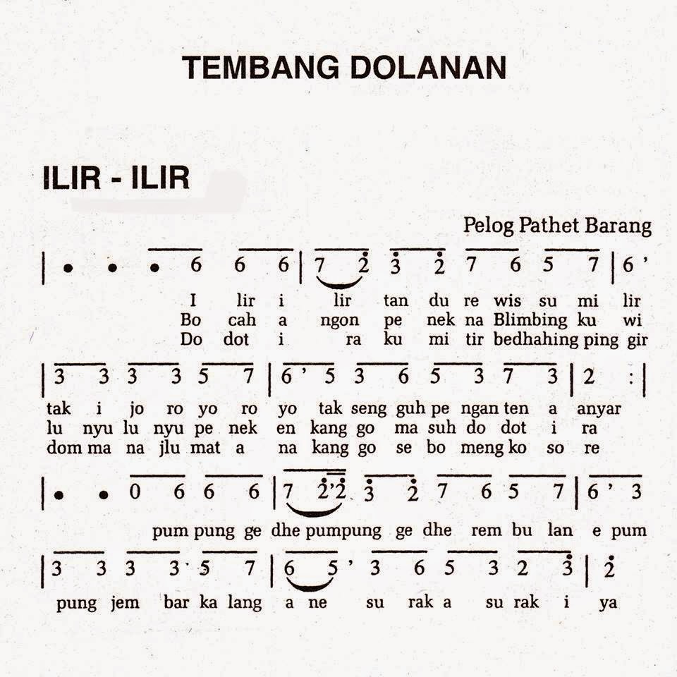 Makna kehidupan di balik lagi ILIR-ILIR - Mengenal Budaya Jawa
