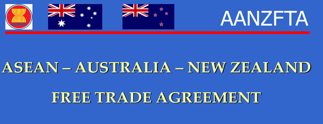 ASEAN-Australia-New Zealand Free Trade Agreement : AANZFTA
