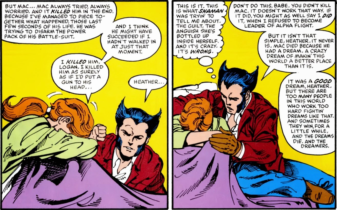 Marvel Comics of the 1980s: 1985: Alpha's Beta Flight part II: Shaman's ...