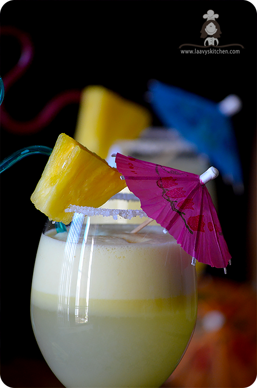Laavy's Kitchen - A food blog by Laavy: Piña Colada - A Pineapple ...