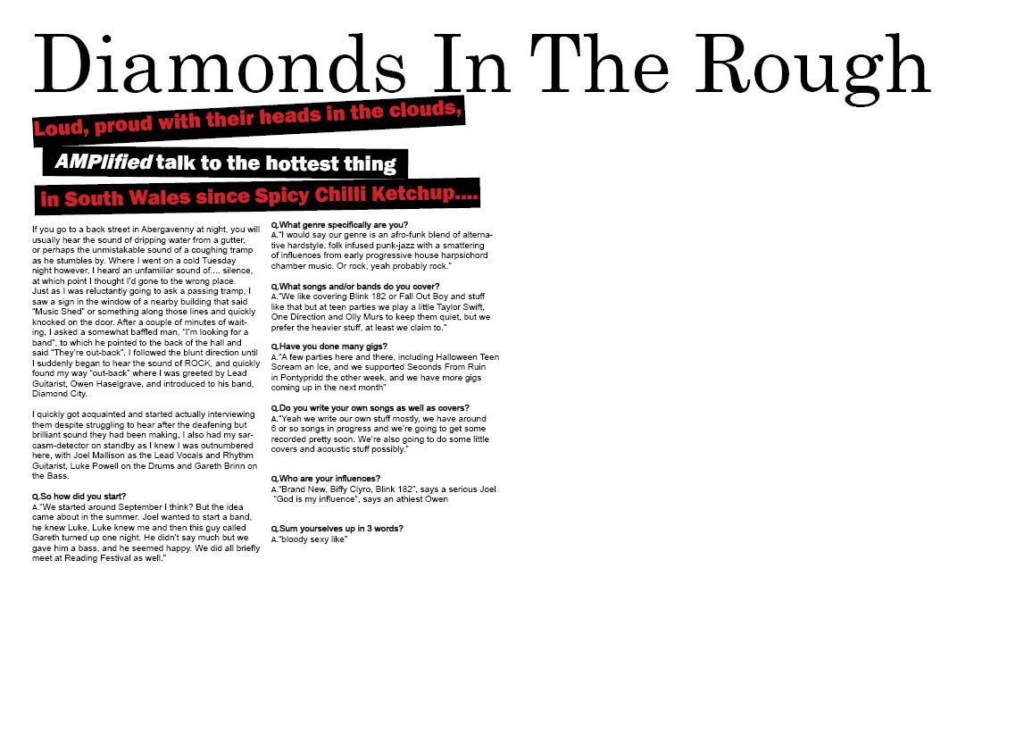 Jake AS Foundation Portfolio: AMPlified Double-Paged Article - Second Draft