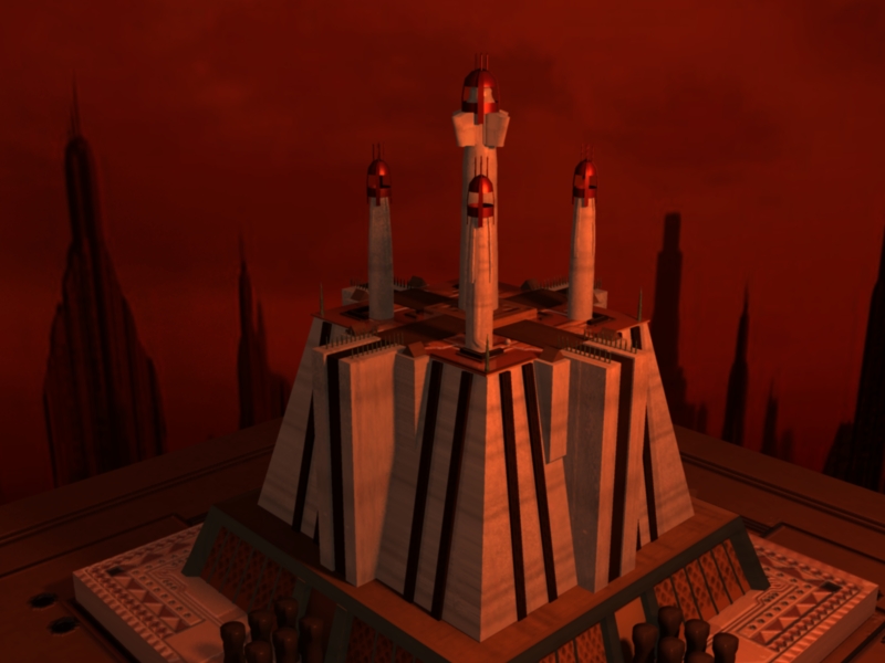 Render: Parcial Final Star Wars Templo Jedi