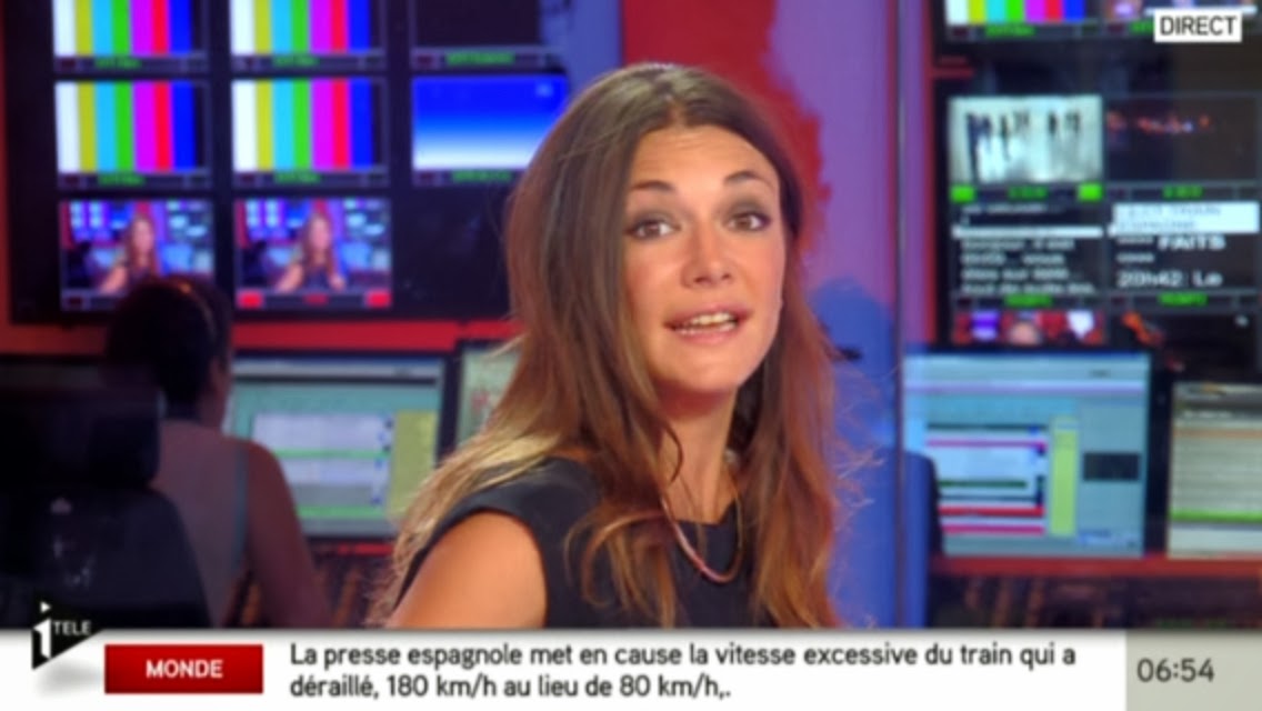 vuesalatele: 2013 07 25 - AUDREY TINTHOIN - I>TELE - LE 6-9 'CULTURE ...