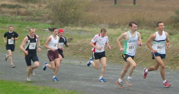Leading lady Annette Quaid on the 1st lap