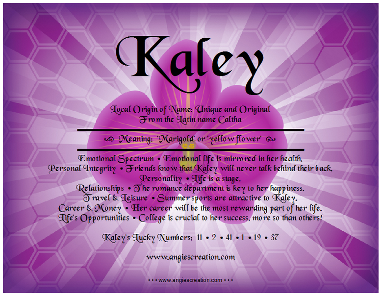 Kaley Name