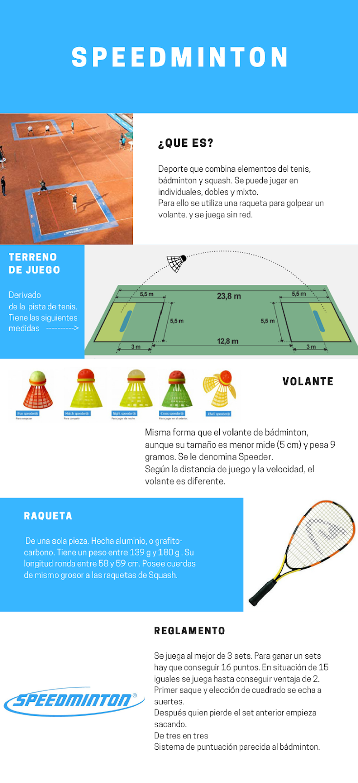 Implementos TAFAD 18/19: Speedminton