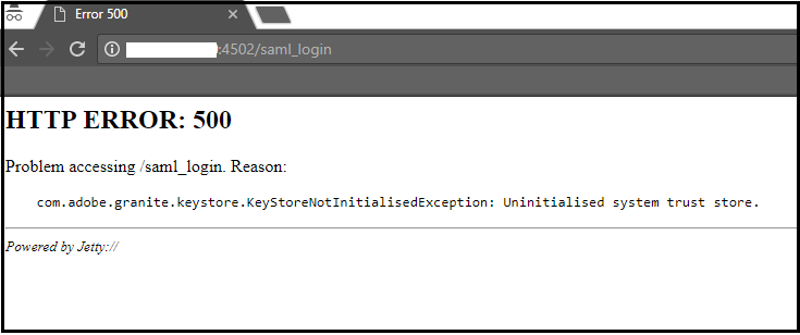 Exceptions/Issues while configuring SAML Authentication Handler - Adobe Experience Manager(AEM)