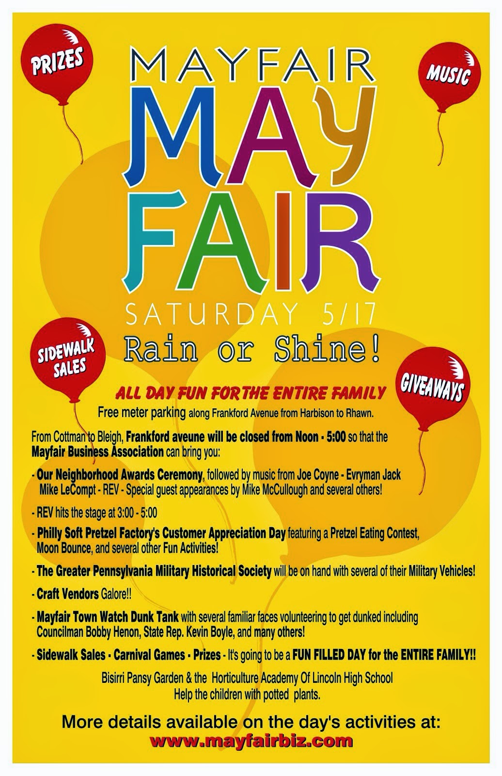 Mayfair Business Association Blog: Mayfair May Fair 2014