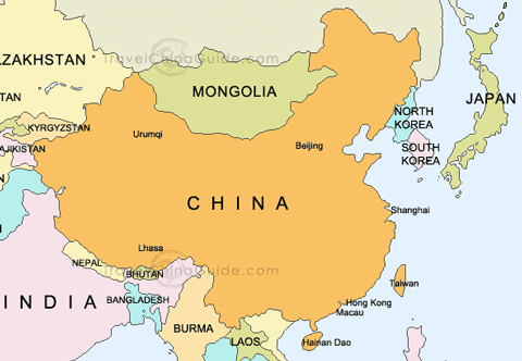 China Map Simple