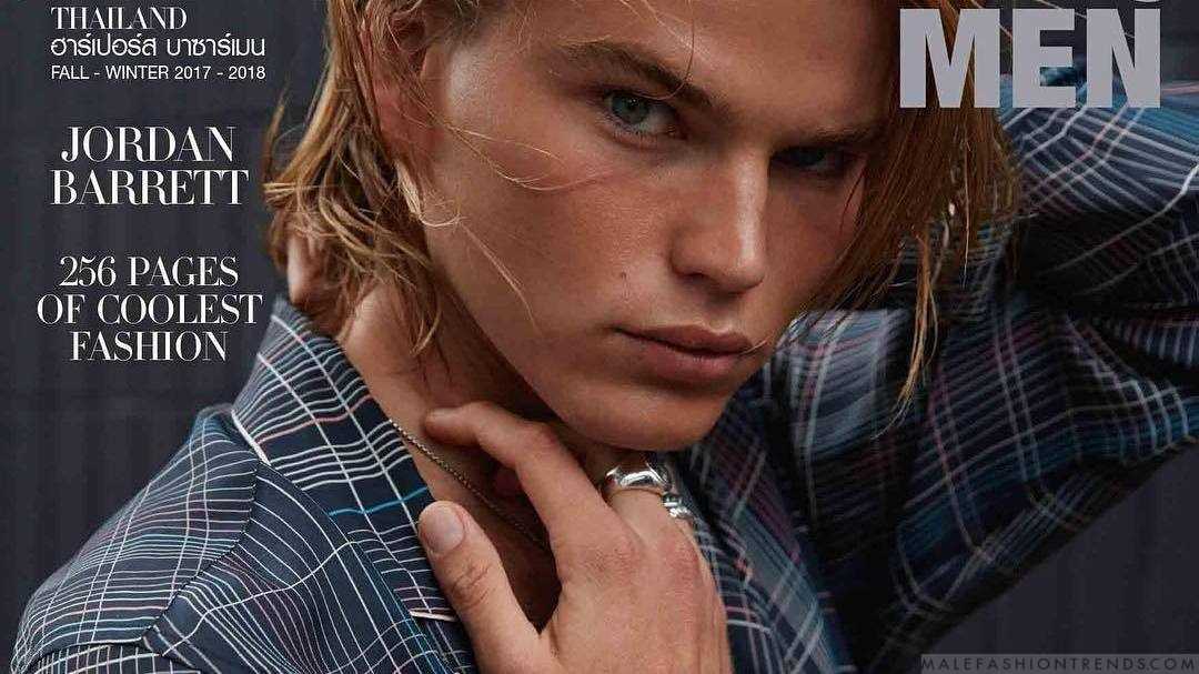 Jordan Barrett en el número Fall-Winter 2017 de Harper's Bazaar Tailandia