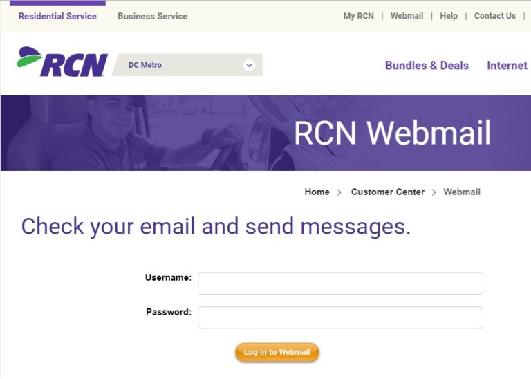Rcn Webmail Steps To Login Access Your Email Customer Service Rcn