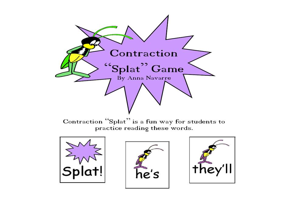 Mrs. Navarre’s Teaching Blog: Splat Games