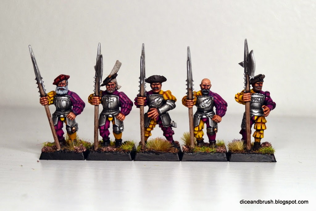 Dice and Brush: The Empire: Halberdiers Detachment