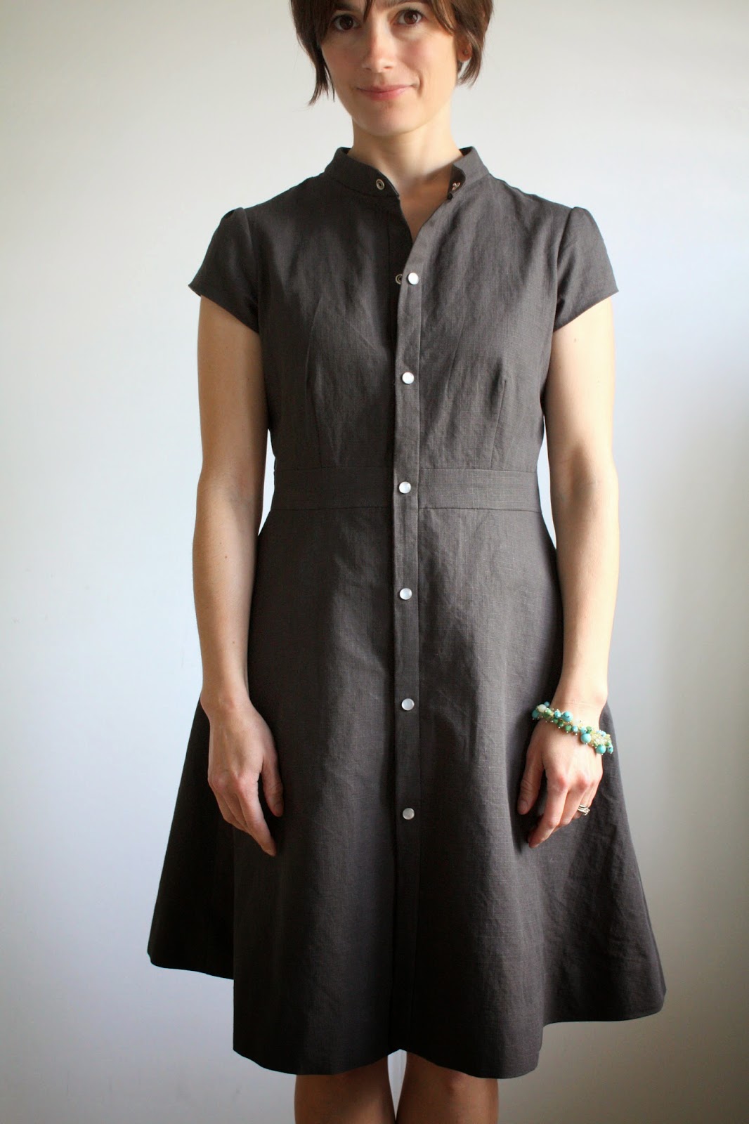 Nicole at Home: My first official self-drafted garment (it's a dress ...