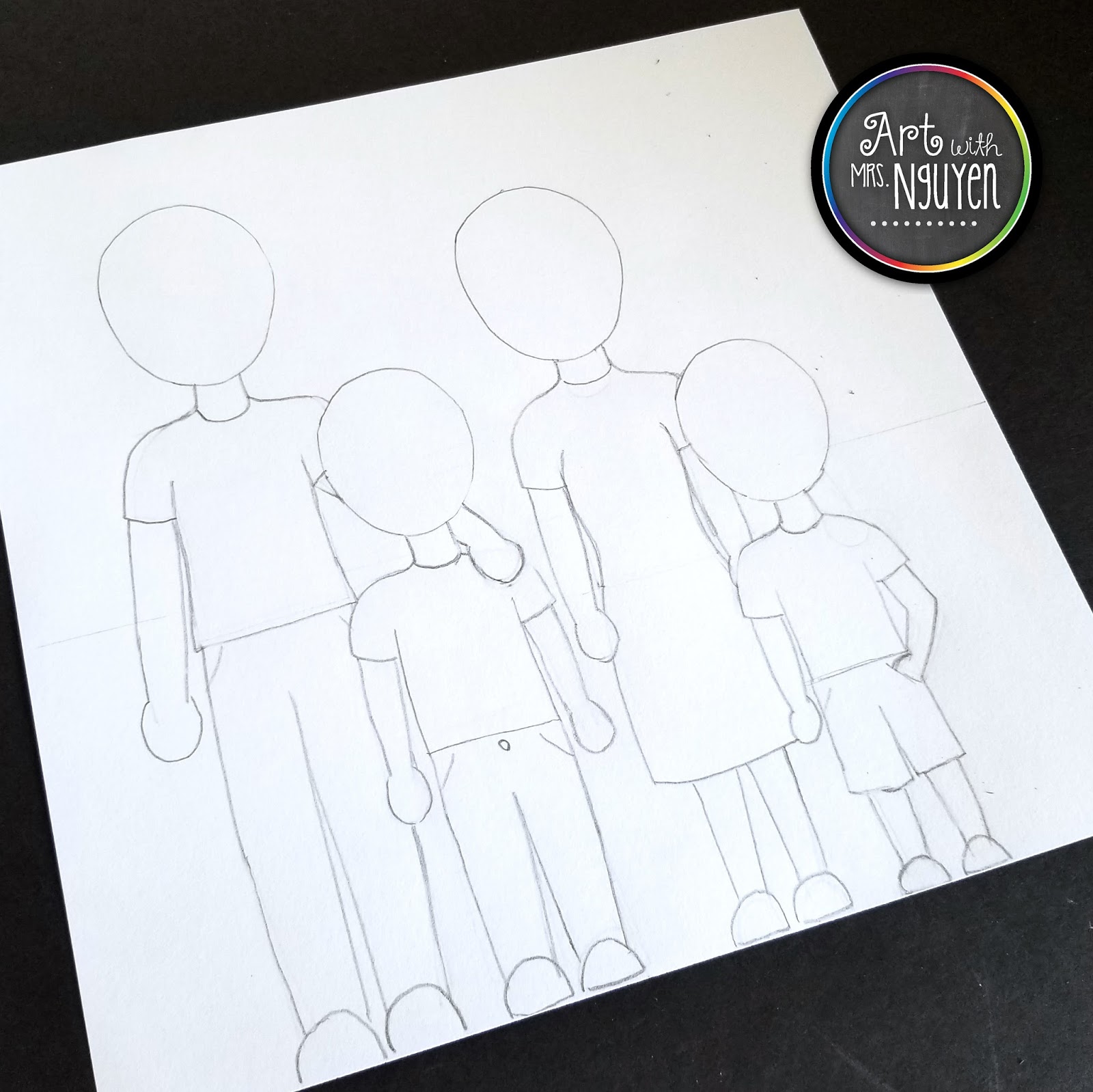 Family Portraits (3rd) | Art with Mrs. Nguyen