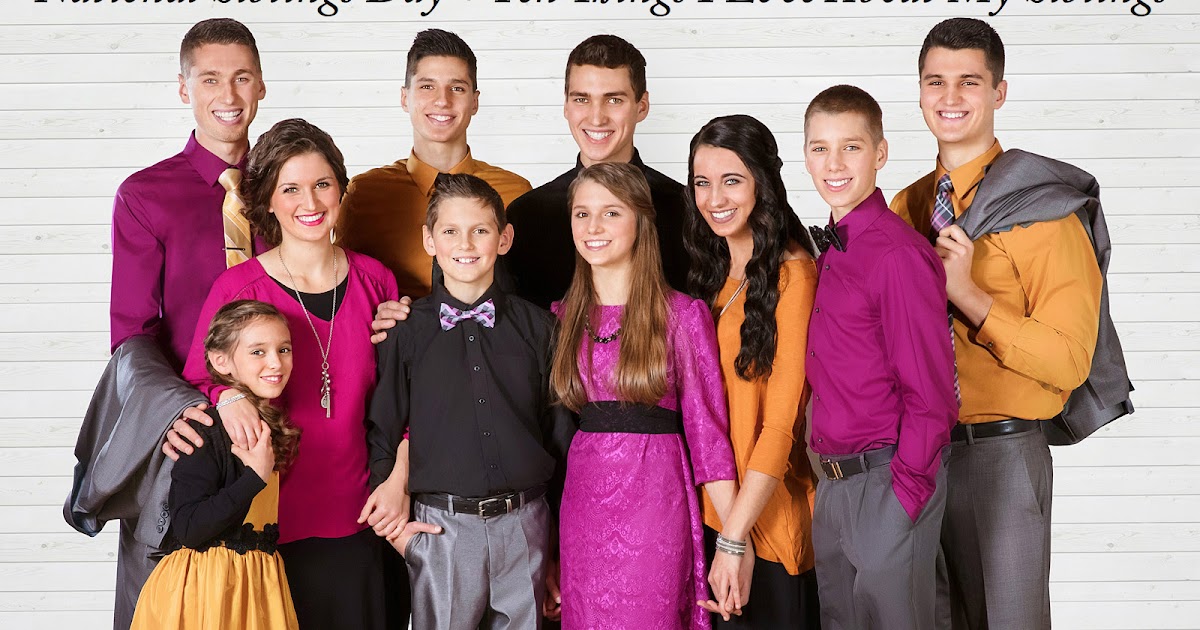 It's a Beautiful Life!: National Siblings Day + Ten Things I Love About ...