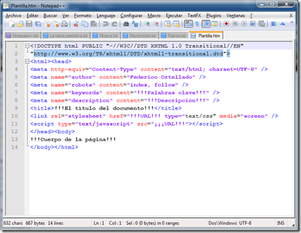 Tecnicia: Notepad++