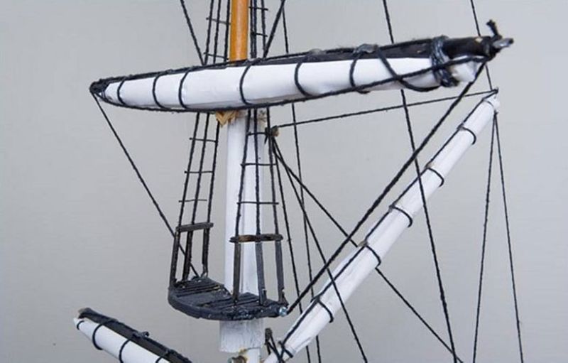 The Ships Made Out Of Toothpicks