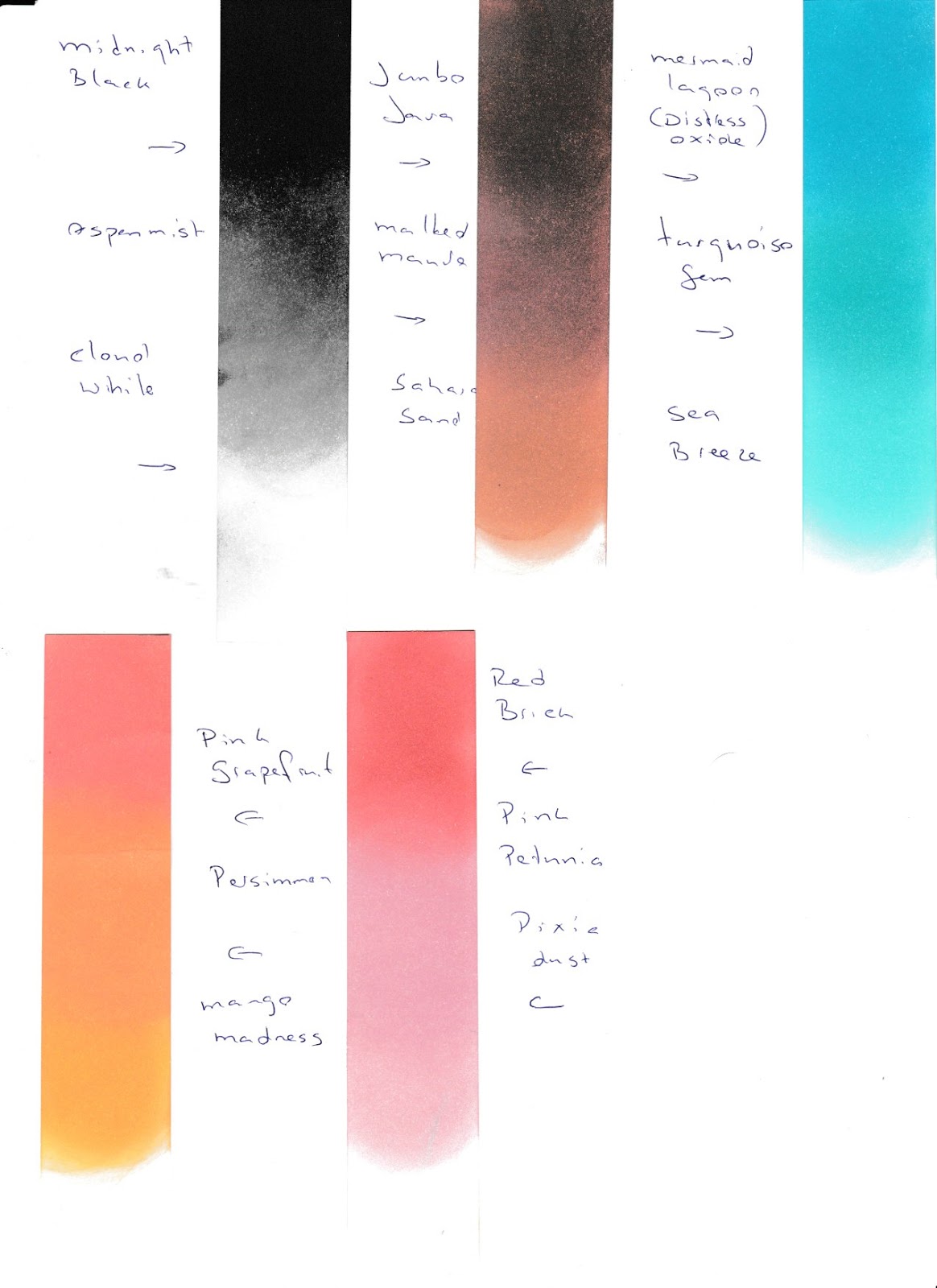 Cards by Maaike: Versamagic ink blending recipes #2