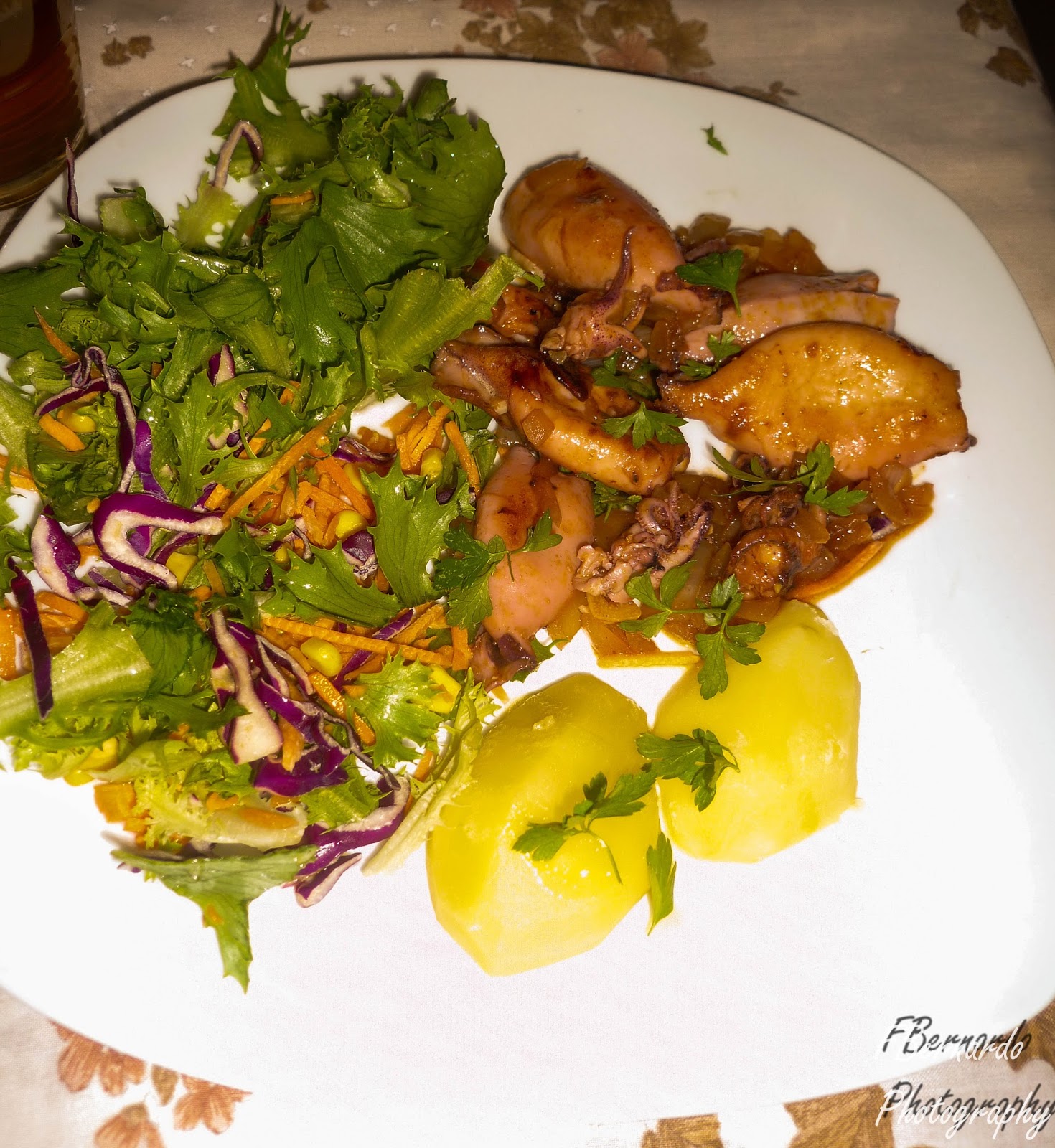 Photography & coisas: Chocos grelhados com molho.