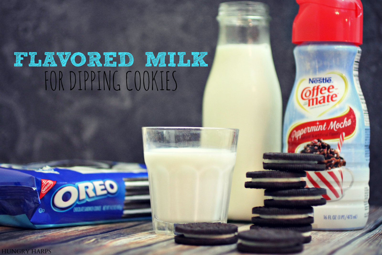 Hungry Harps: Flavored Milk for Dipping Cookies