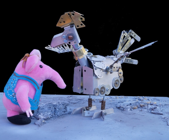 MOONBASE CENTRAL: Scratchbuilt Iron Chicken from the Clangers