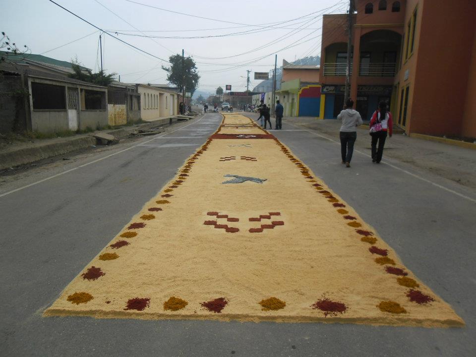 ALFOMBRAS DE INTIBUCA: Alfombras en Semana Santa de La Esperanza e Intibuca