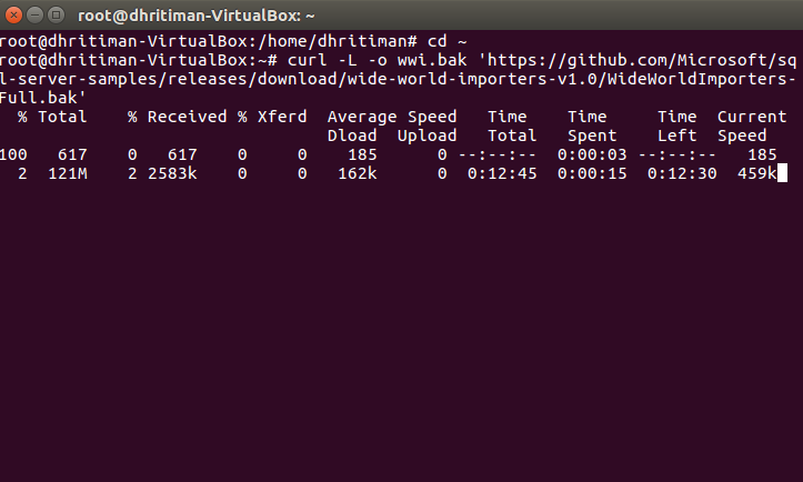 sql1996: DATABASE BACKUP AND RESTORE IN DOCKER